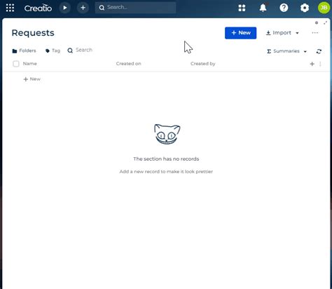 Display The Selection Window On A Page Creatio Academy