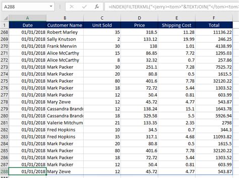 Dynamically Append Tables Across Sheets Using Filterxlm Data Analytics