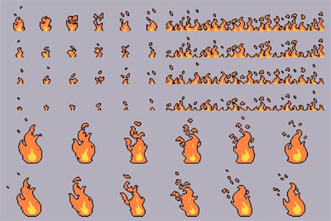 fire sprite animation
