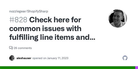 Check Here For Common Issues With Fulfilling Line Items And Orders · Issue 828 · Nozzlegear
