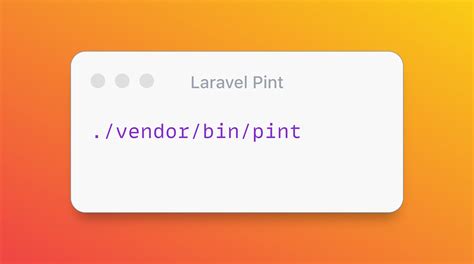Laravel Pint Guida Completa Al Code Style Fixer Per Laravel