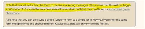 Typeform To Klaviyo Welcome Flow Klaviyo Community