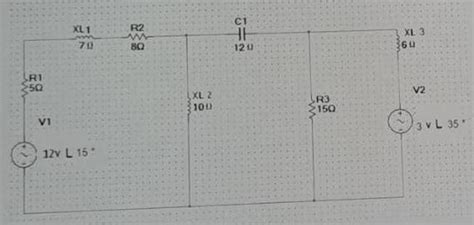 Solved Use The Mesh Method Calculate The Current Of Chegg