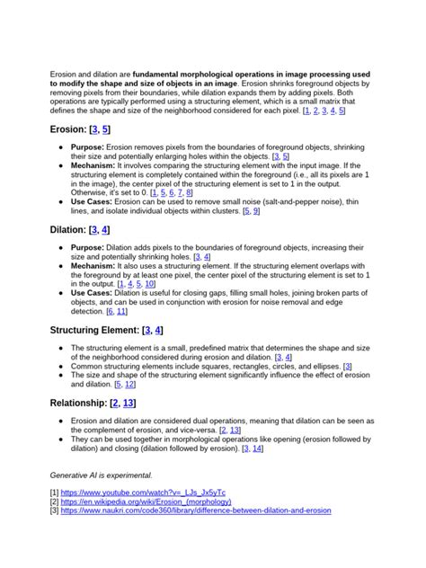 Erosion And Dilation In Image Processing Pdf Shape Imaging