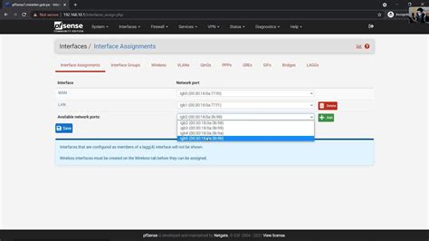Pfsense 252 Add New Interface Youtube