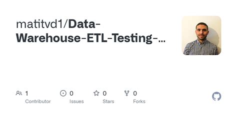 Github Matitvd1data Warehouse Etl Testing Data Quality Management