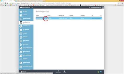 Using Windows Azure Mobile Services In Android Applications CodeGuru