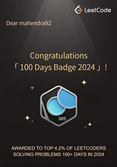 Mahendra Pooniya On Linkedin 100daysbadge Leetcode 100dayschallenge Codingjourney