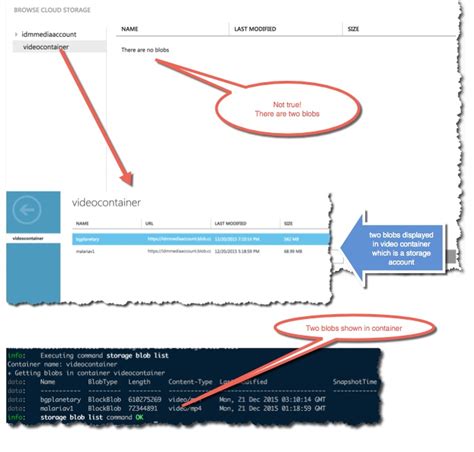 Azure Not Displaying Blobs Within Container In Storage Account Stack