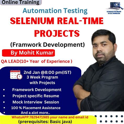 Mohit Kumar On Linkedin Join A Free Demo Session Going To Start A New