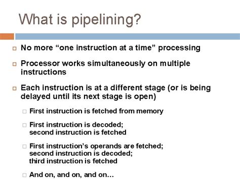 PIPELINING Arsitektur Komputer PIPELINING Pencapaian Performa Tinggi Komputer
