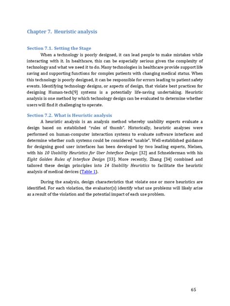 part 7 heuristic analysis pdf usability heuristic