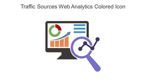 Traffic Sources Web Analytics Colored Icon In Powerpoint Pptx Png And Editable Eps Format Ppt