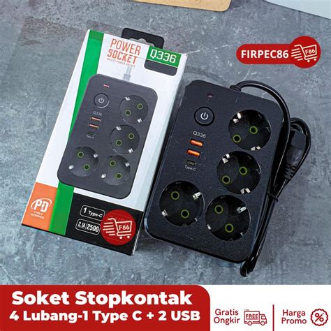 Jual Power Socket Electric Usb Colokan Stop Kontak Terminal Usb Dan Colokan Listrik