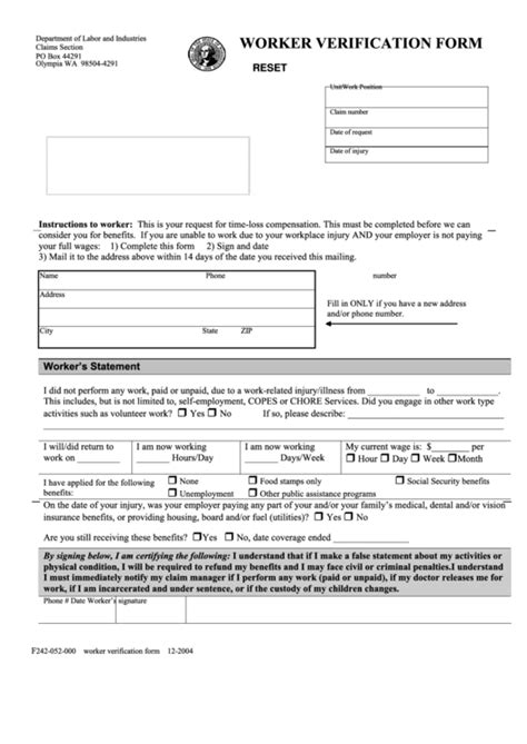 Fillable Worker Verification Form Printable Pdf Download Fillable Worker Verification Form Printable Pdf Download