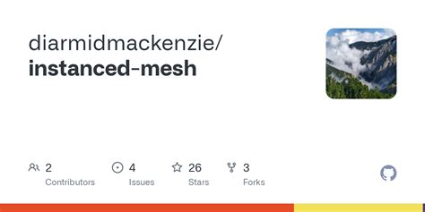 GitHub Diarmidmackenzie Instanced Mesh