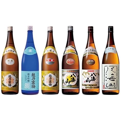 29 越乃寒梅and八海山新潟銘酒 飲み比べ6本セット ヨシヅヤ オンラインショップ