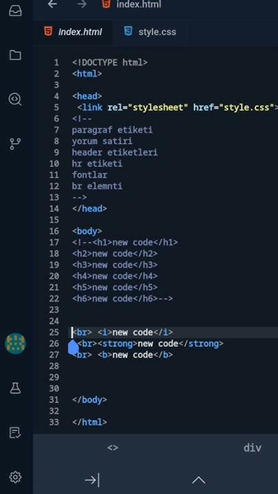Html ÖĞrenİyorum Br Etİketİ Youtube
