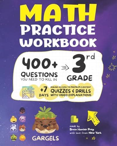 3rd Grade Math Practice Workbook 400 Questions You Need To Kill In