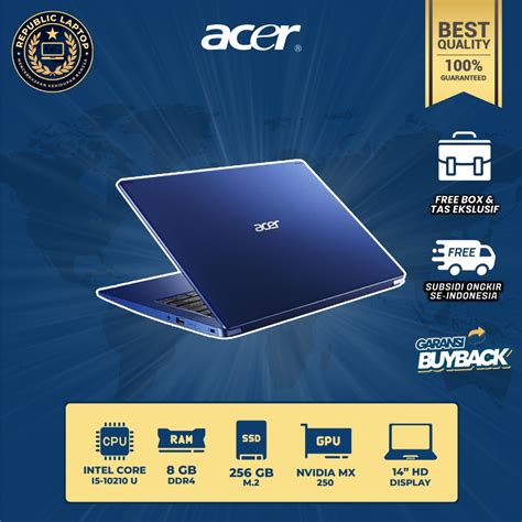 Jual Laptop Acer Aspire Core I Ram Gb Ssd Gb Mulus Original Berkualitas Shopee Indonesia