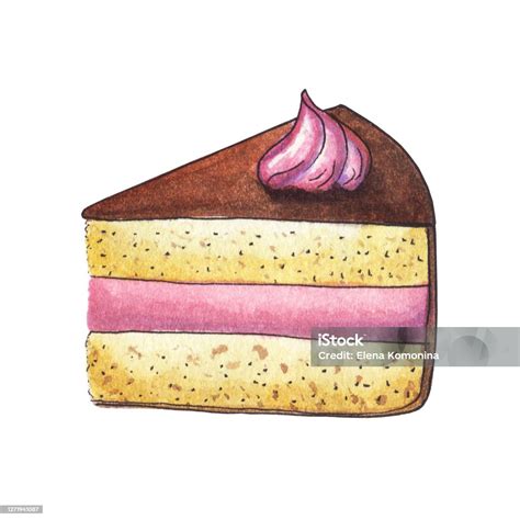 달콤하고 다채로운 케이크 타르트 치즈 케이크 스폰지 파이 열매 꽃 크리미한 토핑 착빙 유약 커스터드로 장식 된 케이크 0명에 대한 스톡 벡터 아트 및 기타 이미지 Istock