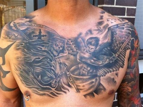 Top More Than 60 Grim Reaper Tattoo Chest Super Hot Vn