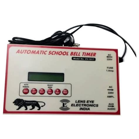 Digital White 220 V Automatic School Bell Timer 3 Km At ₹ 5500 Piece In New Delhi