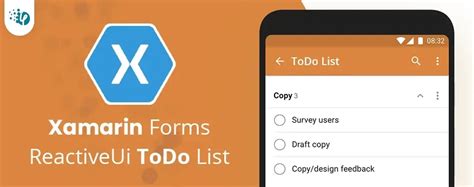 xamarin forms reactiveui todo list