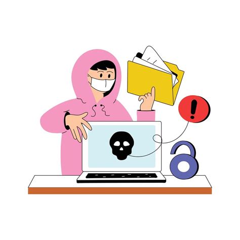 Hacker Attempting To Breach Systems Hacker Flat Illustration 49620256 Vector Art At Vecteezy