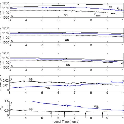 Updraft Downdraft Variables Of Convective Circulation For Three Download Scientific Diagram
