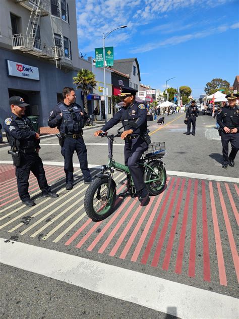 At The Irving Street Fest A Rama I Run Into SFPD Chieff Scott And He Is Super Interested In My