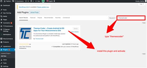 Plugin Installation Themes Coder