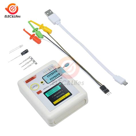 Tc T7 H Tft Graphic Lcd Digital Transistor Tester Npn Pnp Diode Triode Capacitance Resistance