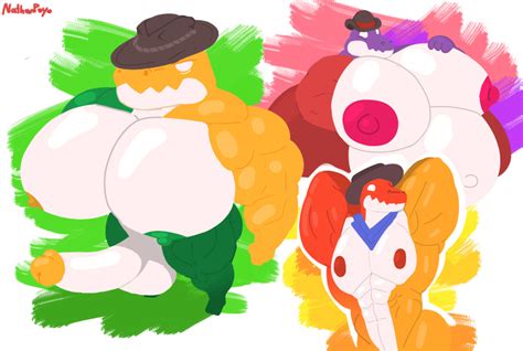 Rule 34 3boys Absurd Res Anthro Bara Big Muscles Big Pecs Chad The