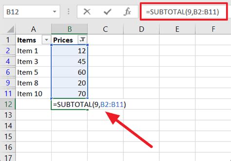 How To Total A Column In Excel