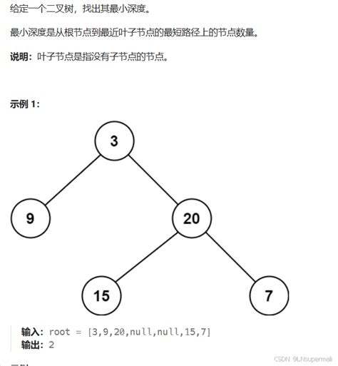 力扣111二叉树的最小深度（dfs） ew帮帮网