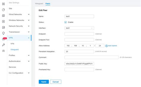 How To Configure Wireguard Vpn On Omada Gateway การสนับสนุนเครือข่าย Omada
