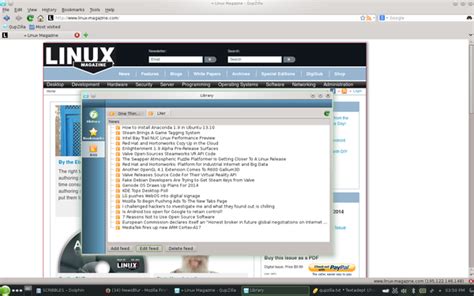 Qupzilla Lightweight Browser Linux Magazine