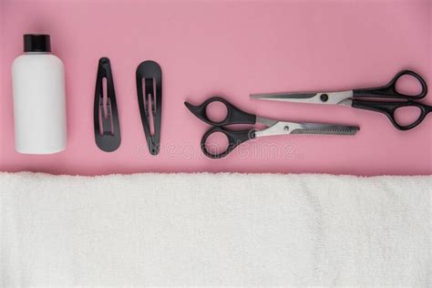 Professional Hair Dresser Tools With Copy Space Hair Stylist Equipment