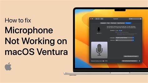 How To Fix Microphone Not Working On Mac OS Ventura Tech How