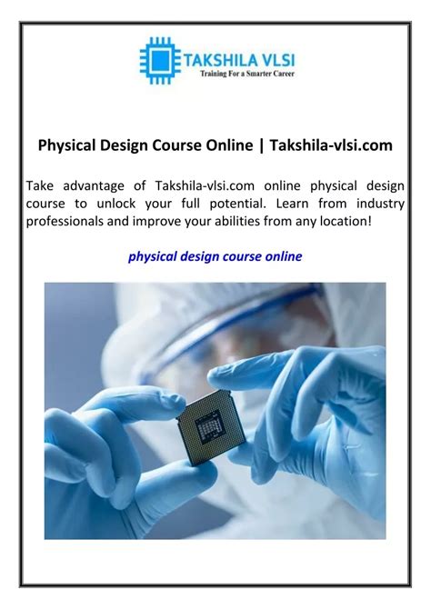 Ppt Physical Design Course Online Takshila Powerpoint Presentation Id13630766