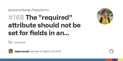 The Required Attribute Should Not Be Set For Fields In An Emptypermitted Form · Issue 168