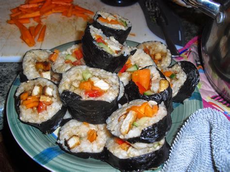 Herrrbivore Vegan Sushi Rolls Without A Bamboo Mat