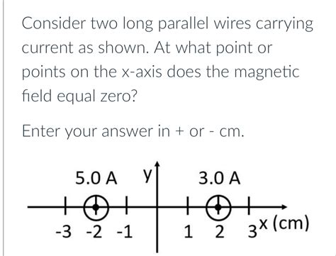 Solved Consider Two Long Parallel Wires Carrying Current As