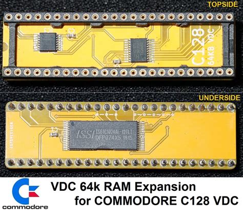 SaRuMan VDC 64k VDC Expansion For C128 GameDude Computers