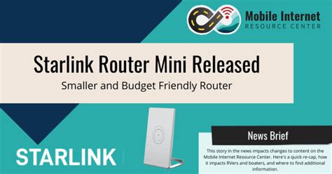 Starlink Releases The Router Mini Offering An Addon Mesh Router Option For Newer Starlink