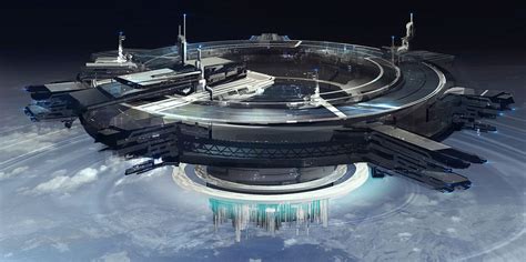 Concept Ships By Dmitry Vishnevsky Concept Ships Space Station Sci