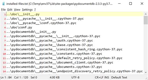 Pydocumentdb Package Installs Doc Module Issue 145 Azure Azure