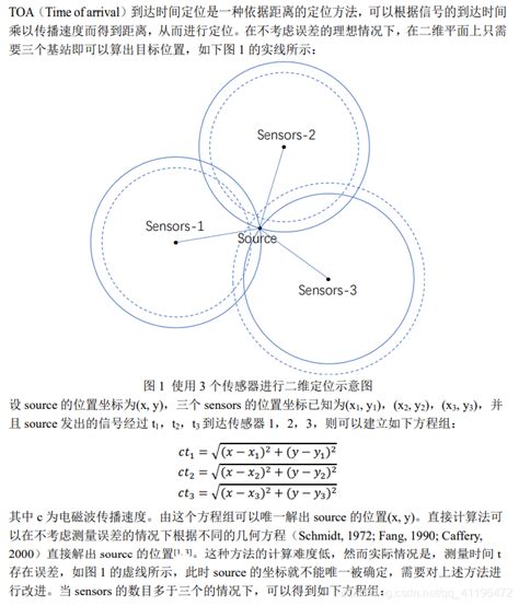 Toa定位算法的关系与泰勒级数法的原理toa Taylor Csdn博客