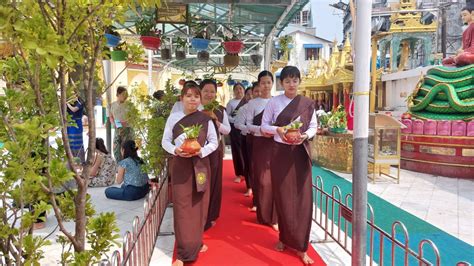 ကဆုန်လပြည့်နေ့တွင် ရန်ကုန်မြို့အတွင်းရှိ ဘုရားစေတီများ၌ ညောင်ရေသွန်းပ